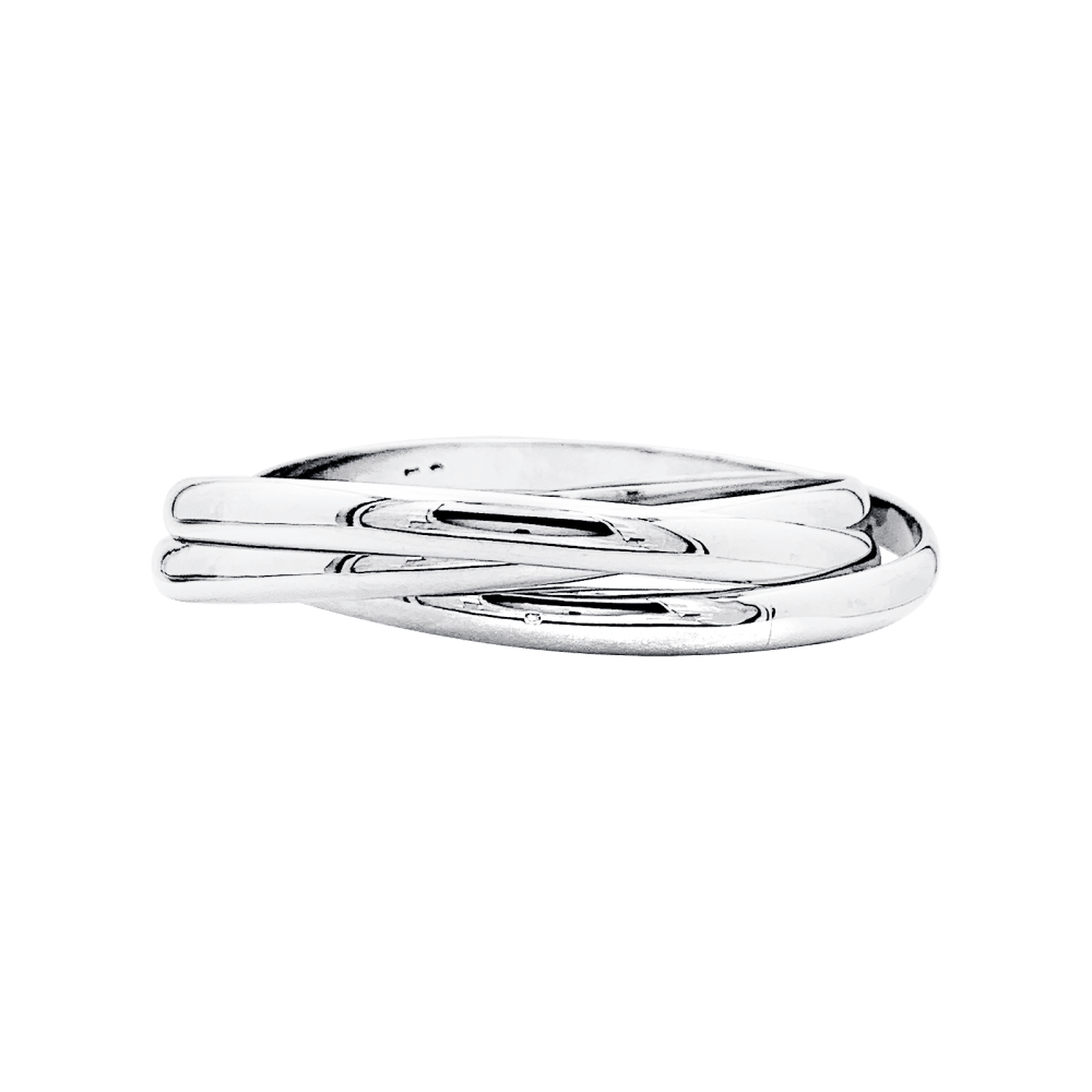 Bracelet Cartier, "Trinity", platine.